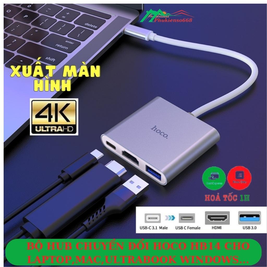 Bộ Chuyển Đổi Xuất Màn Hình HB14,Cáp Chuyển Đổi Type-C Sang HDMI 4K ...