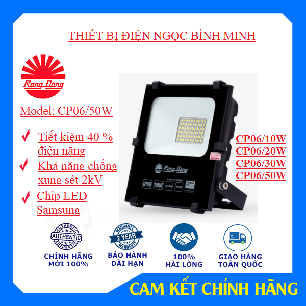 Đèn Pha LED 10W/20W/30W/50W/70W/100W Rạng Đông D CP06 | Shopee Việt Nam