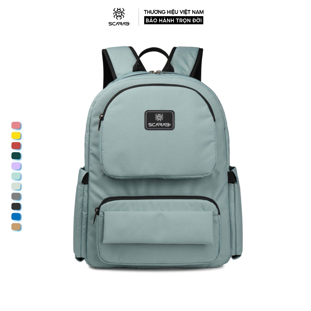 Balo Đi Học Nam Nữ SCARAB FUSSY BACKPACK VERSION 2 Chống Sốc Chống Thấm ...
