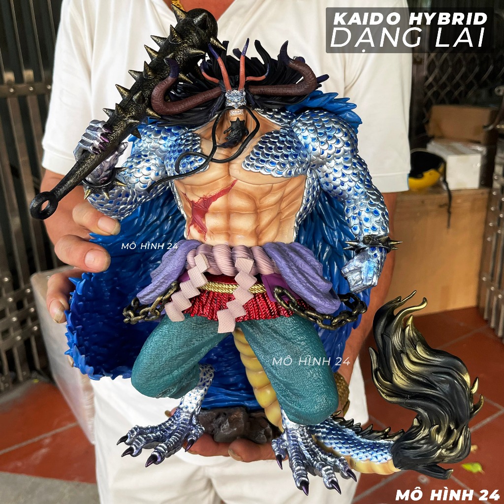 [35cm CÓ SẴN] Mô hình nhân vật tứ hoàng Kaido Dạng Lai rồng Hybrid GK ...
