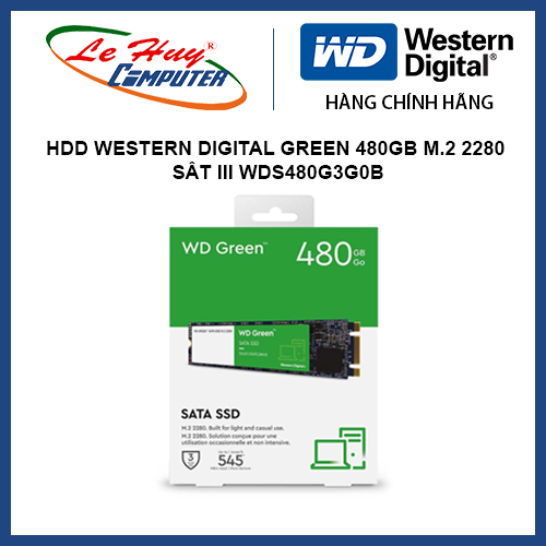 Ổ cứng SSD Western Digital Green 480GB M.2 2280 Sata III WDS480G3G0B ...