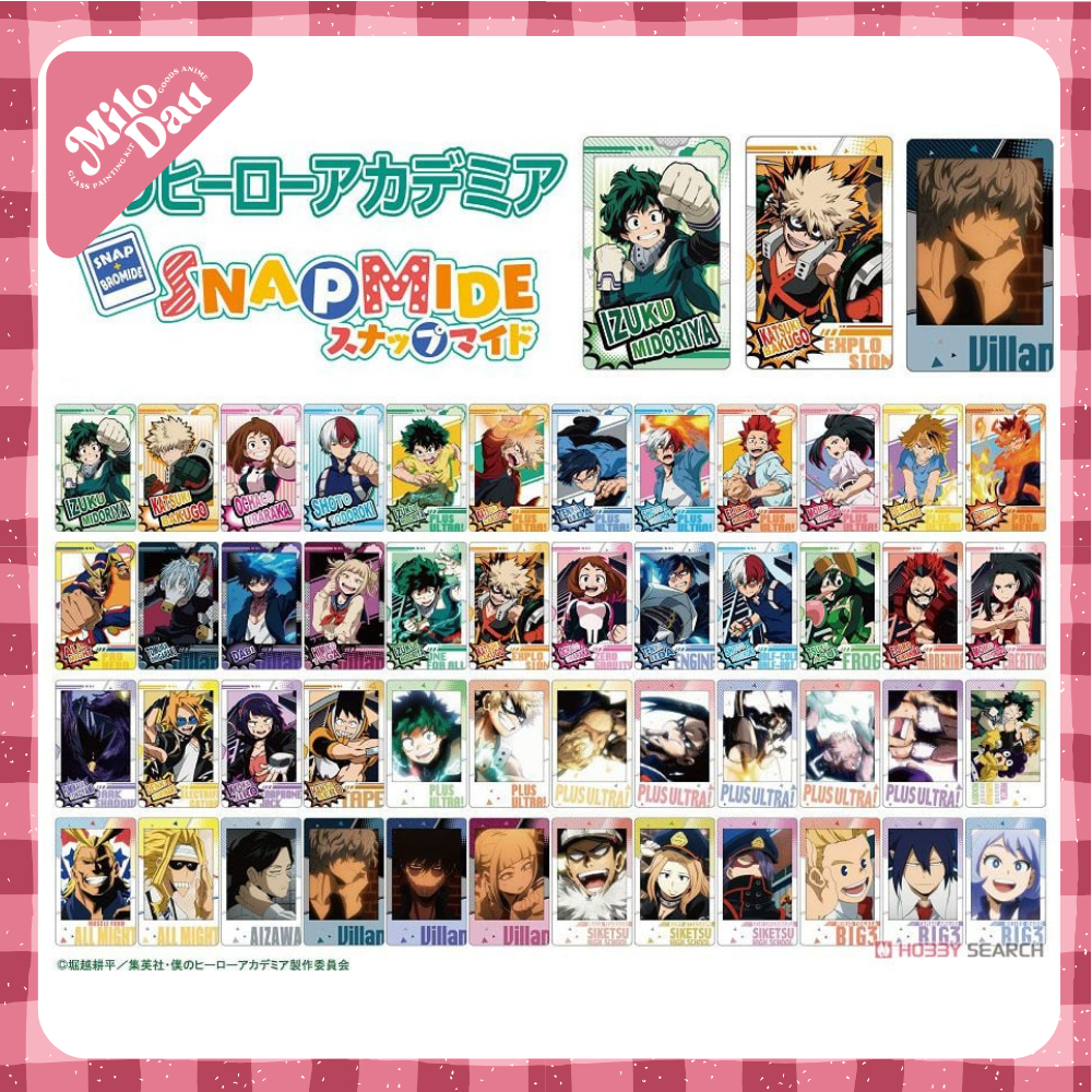 [MUA TỪ 5 CARD / 1 ĐƠN] Lẻ card snapmide My Hero Academia | Shopee Việt Nam