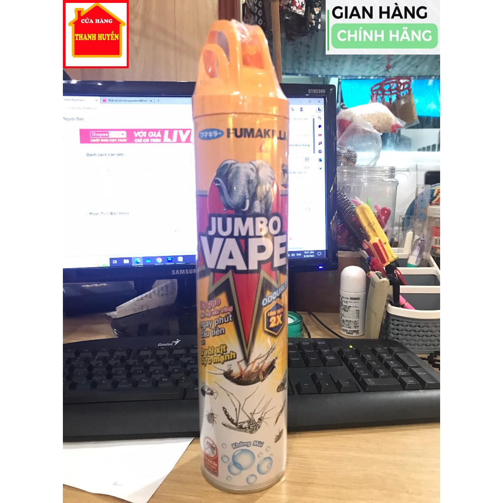 [Chính hãng Jumbo VAPE] Bình Xịt muỗi, xịt côn trùng Jumbo Vape 600ml ...