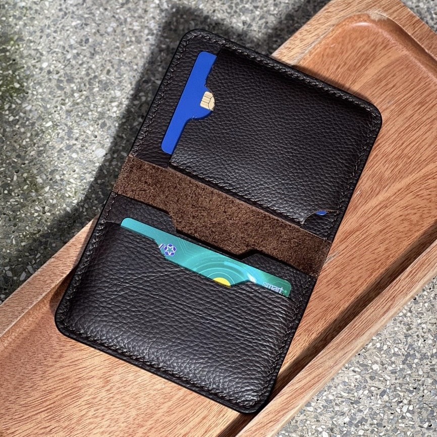 BÓP, VÍ, CARD HOLDER DA NAM/ NỮ KIỂU GẬP 4 NGĂN - Bóp/ví đựng tiền, thẻ ...