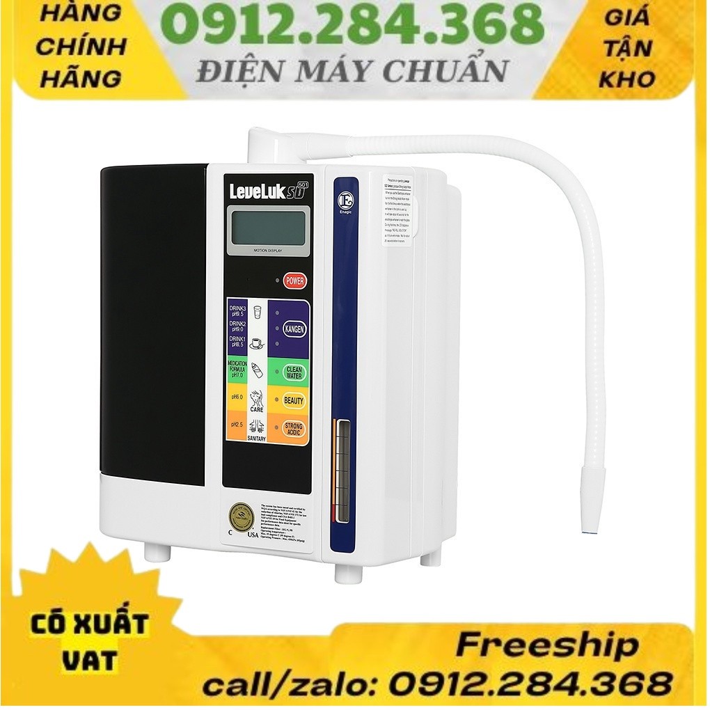 Máy lọc nước ion kiềm Kangen LeveLuk SD501 7 tấm điện cực made in ...