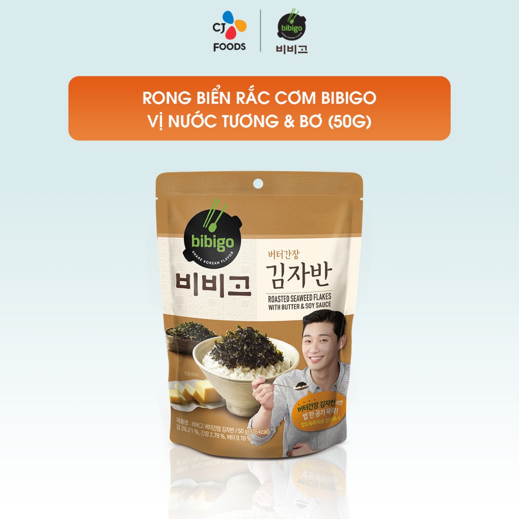 Rong biển rắc cơm trộn cơm Hàn Quốc Kim Jaban Bibigo (Vị nước tương ...