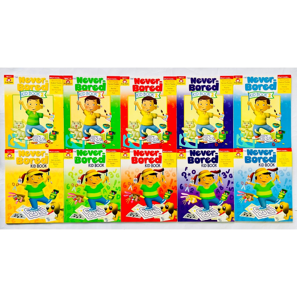 Sách - Never Bored Kid Book (Chọn set 2 cuốn theo độ tuổi) | Shopee ...