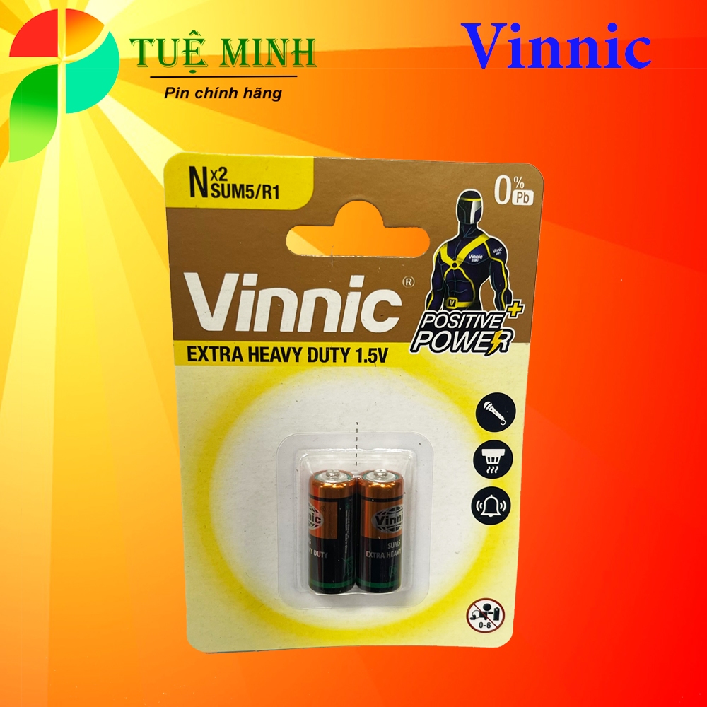 Pin Sum5, LR1, Size N 1.5V / Pin Vinnic E90, R1, AM5 Vỉ 2 viên,. Pin ...