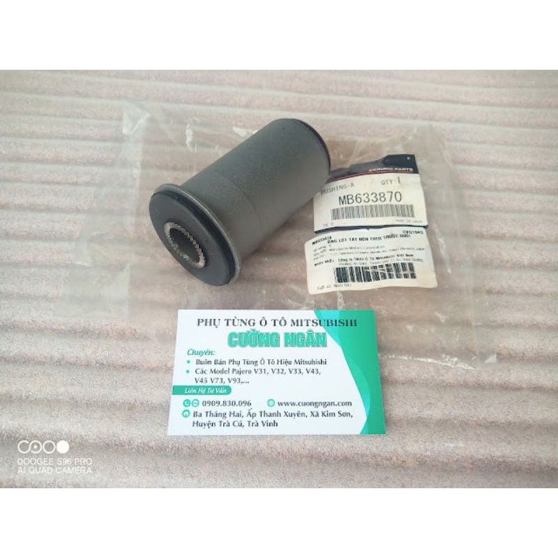 Cao su càng A dưới sau(Bushing front susp lower arm) Pajero V31 V32 V33 ...