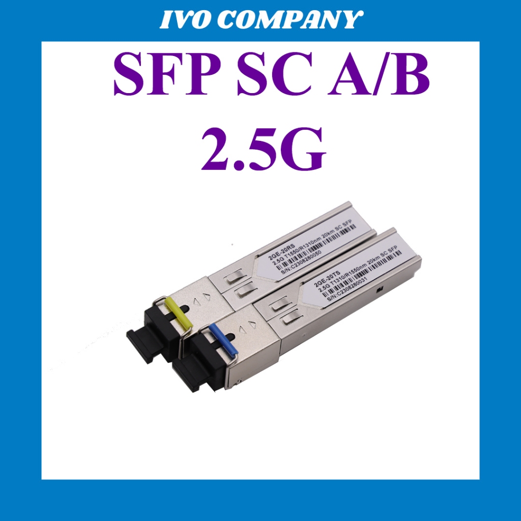 Module SFP SC 1FO 2.5Gbps Single Mode Single Fiber A/B | Shopee Việt Nam