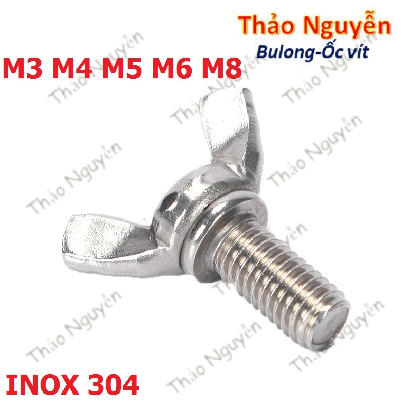 Bulong tai hồng cánh chuồn Inox 304 M3 M4 M5 M6 M8 | Shopee Việt Nam
