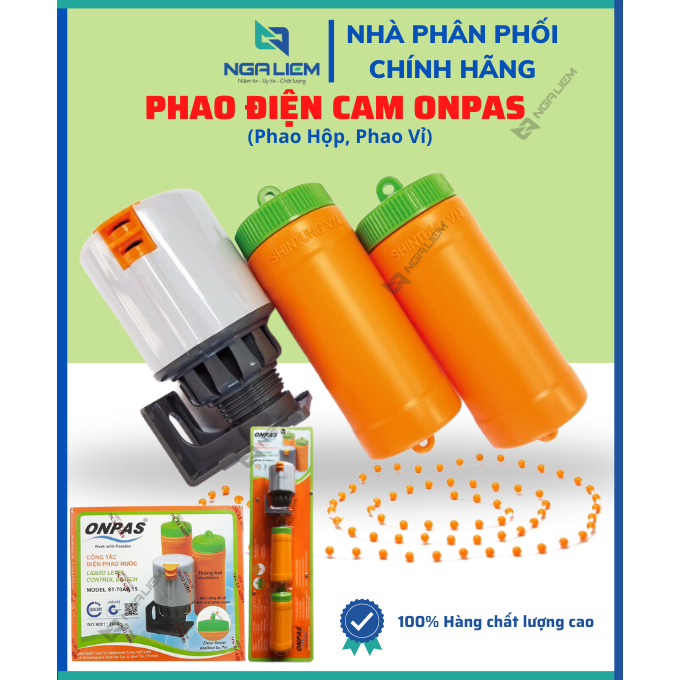 Phao Điện Cam Onpas (Phao Hộp, Phao Vỉ); Van phao thông minh thế hệ mới ...