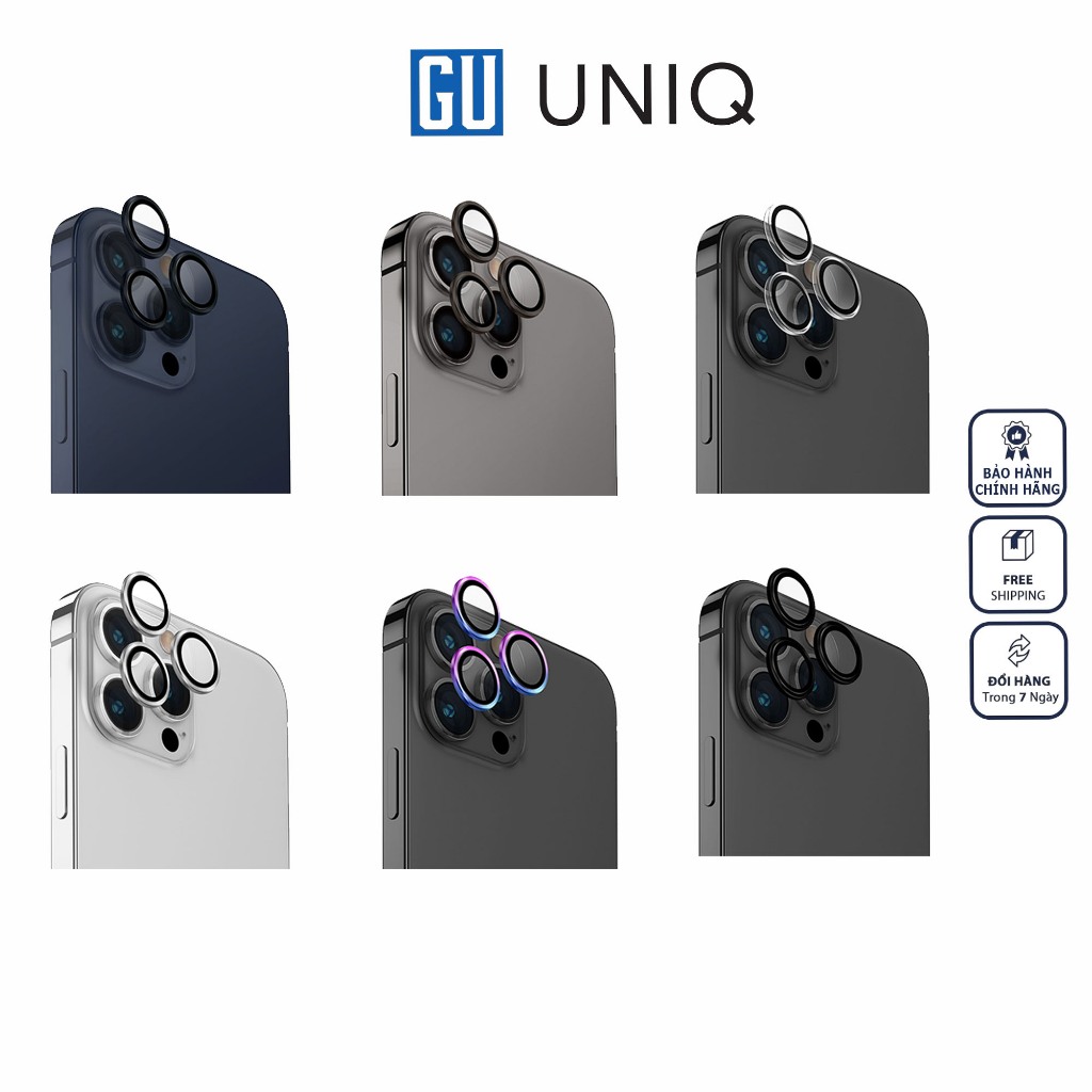 Kính UNIQ Optix Camera Lens Dành Cho iPhone 15 Pro Max bảo vệ ống kính ...