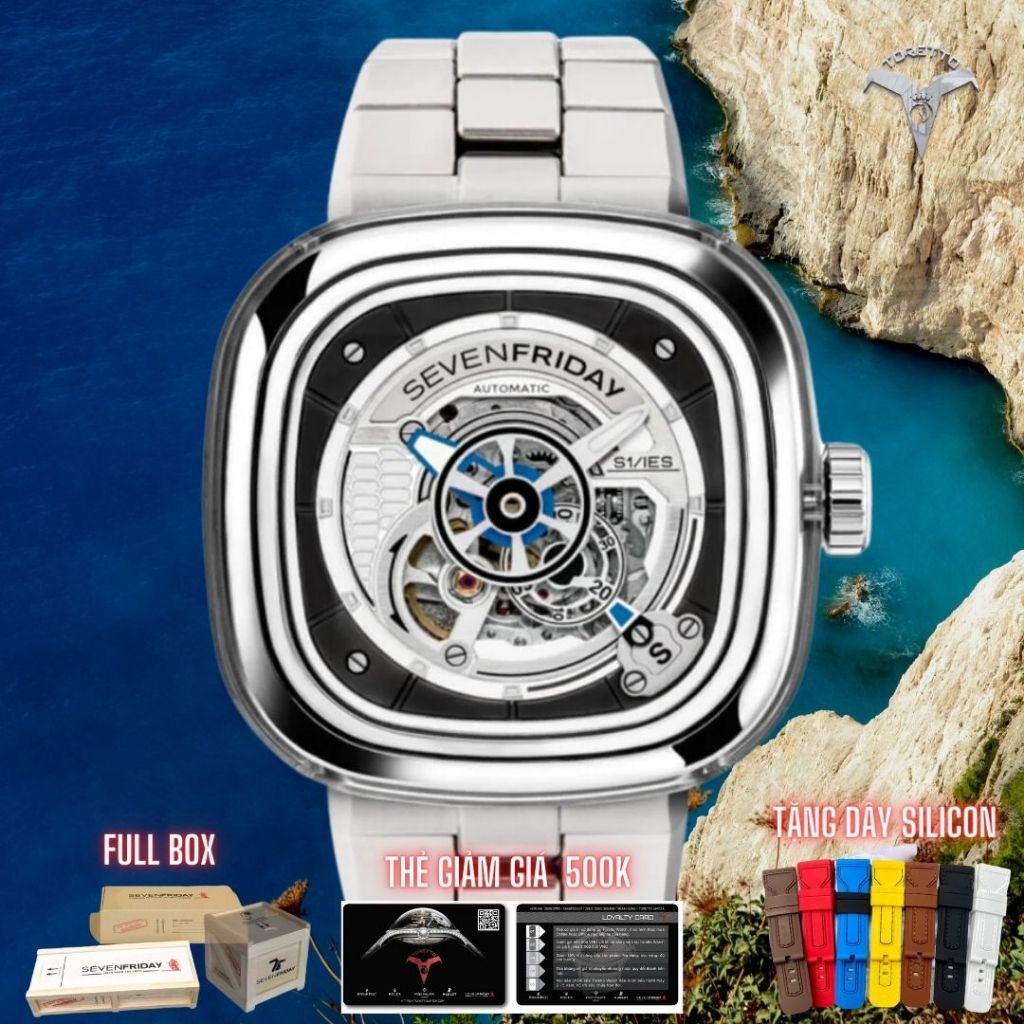 Đồng Hồ Cơ Nam Sevenfriday S1/01M, Máy Miyota Nhât Bảo Hành 2 Năm, Full ...