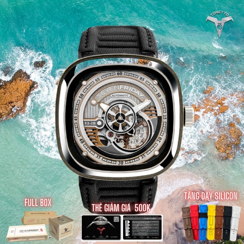 Đồng Hồ Cơ Nam Sevenfriday S2/01, Máy Miyota Nhât Bảo Hành 2 Năm, Full ...