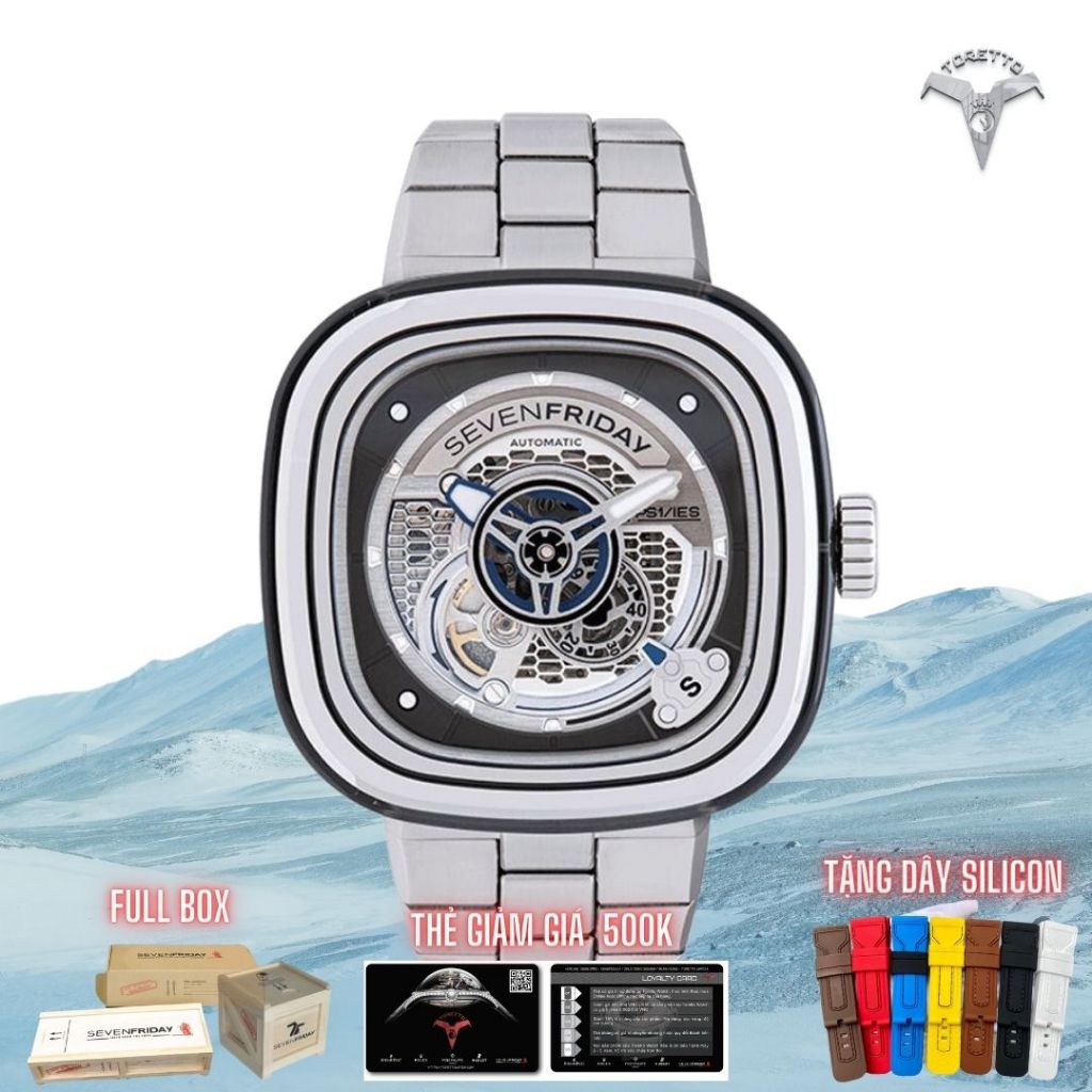 Đồng Hồ Cơ Nam Sevenfriday PS1/01M, Máy Miyota Nhât Bảo Hành 2 Năm ...