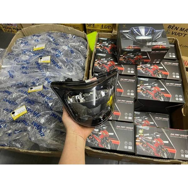 Pha đèn ZhiPAT Ex nhỏ tặng kèm ốp đầu và chắn gió | Shopee Việt Nam