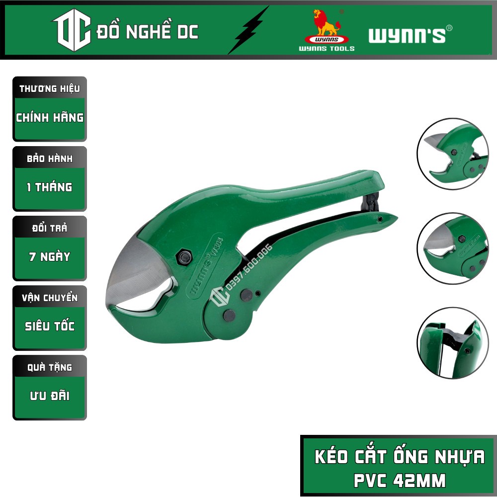 Kéo Cắt Ống Nhựa PVC, Dao Cắt Ống Trợ Lực 42mm W304 Wynn's thép hợp kim ...