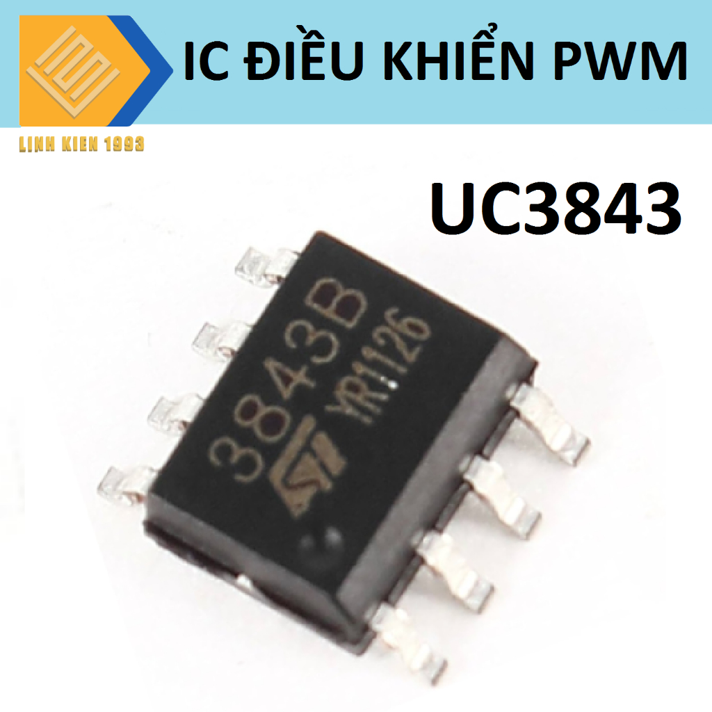 Uc3843 IC điều khiển pwm trong mạch nguồn chíp dán SMD | Shopee Việt Nam