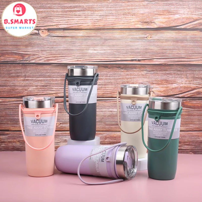 Cốc Giữ Nhiệt Vacuum Có Quai Chất Liệu Inox 304 Không Gỉ, Ly Uống Nước Giữ Nhiệt Dung Tích 710ml ...