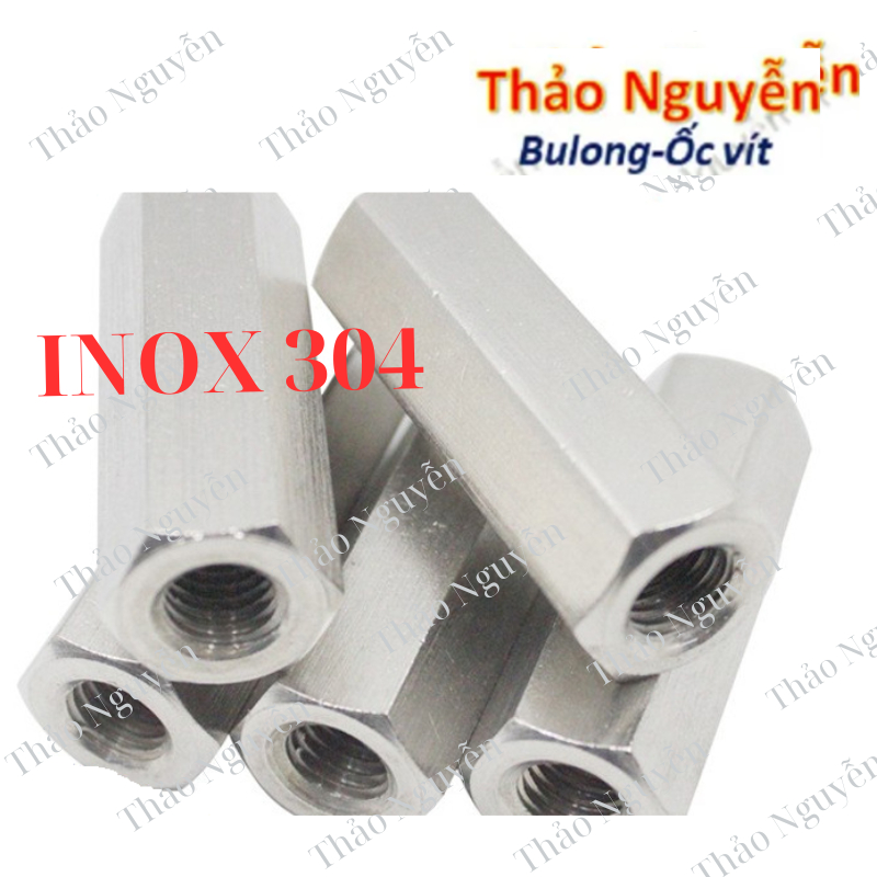 Nối ty ren lục giác INOX 304 các loại M3 M4 M5 M6 M8 | Shopee Việt Nam