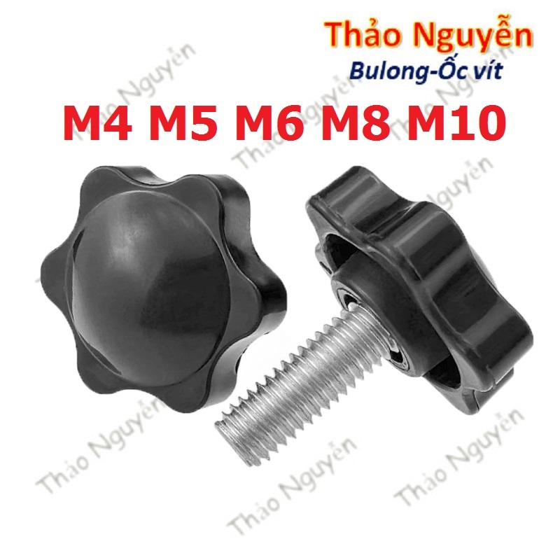 Núm vặn bông mai tay ren inox 304 các loại M4 M5 M6 M8 M10 | Shopee Việt Nam
