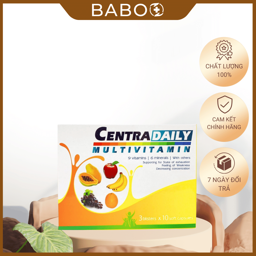 Centra Daily Multivitamin - Viên Uống Bổ sung Vitamin và khoáng chất ...