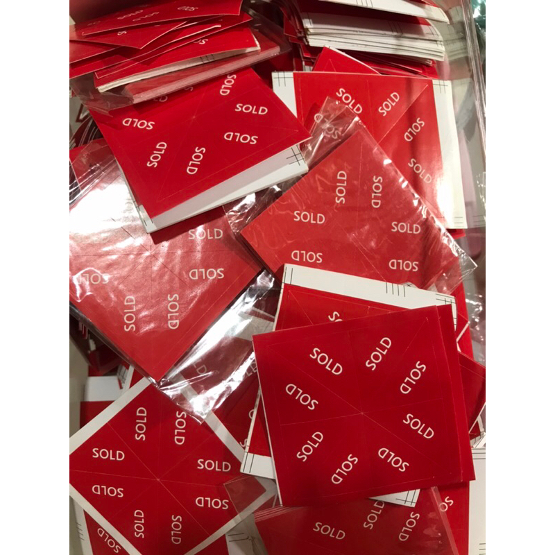 STICKER SOLD, NOTE DÁN CARD VÀ BÚT RỌC GIẤY | Shopee Việt Nam