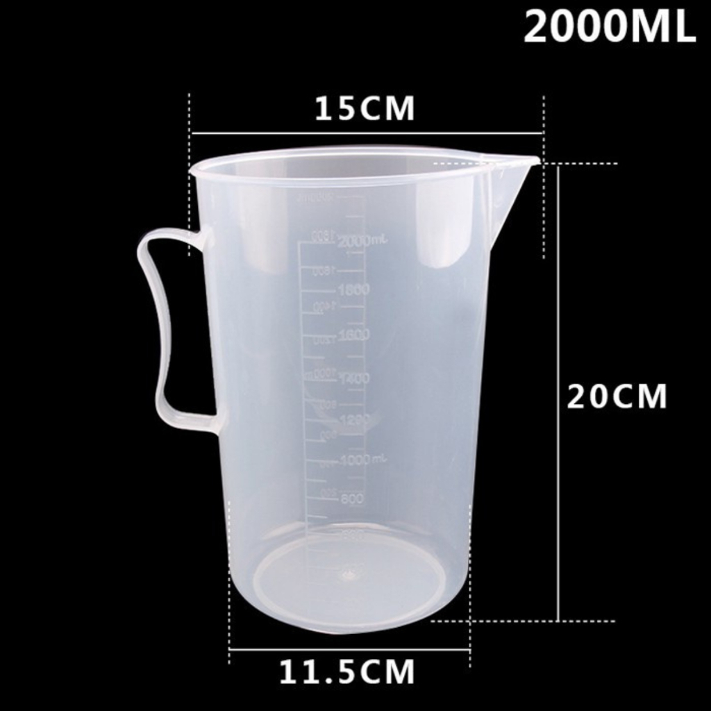 Ca đong định lượng pha chế dung tích 50ml - 100ml - 250ml - 500ml -1000ml đẹp dày dặn có quai ...