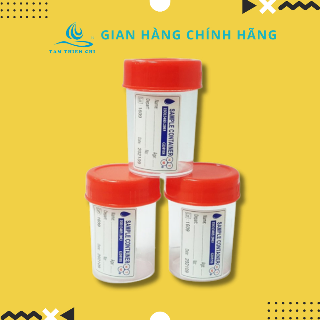 Lọ đựng mẫu Hồng Thiện Mỹ nắp đỏ có nhãn 55ml túi 5 cái | Shopee Việt Nam
