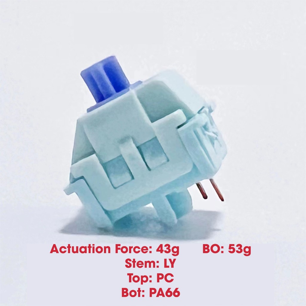 Switch MZ Z1 Linear 53g Prelubed | Công tắc bàn phím cơ | DoubleT DTS ...