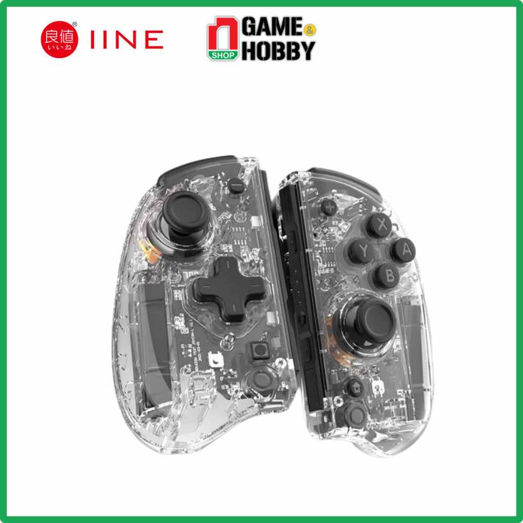 Tay cầm IINE Split Pad Pro Joy-con cho Nintendo Switch Trong Suốt Chính ...