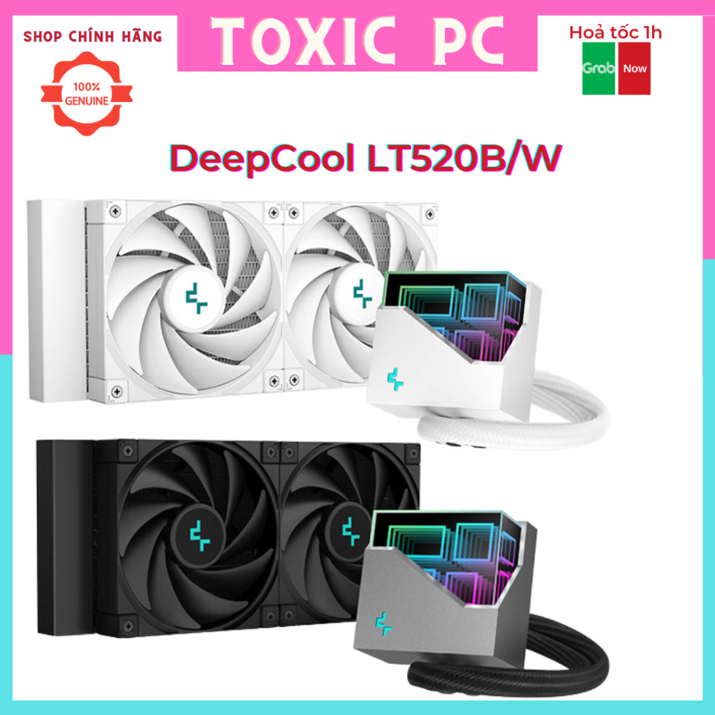 Tản Nhiệt Nước AIO Deepcool LT520 ARGB 240mm - Màu Đen / Trắng Tản ...