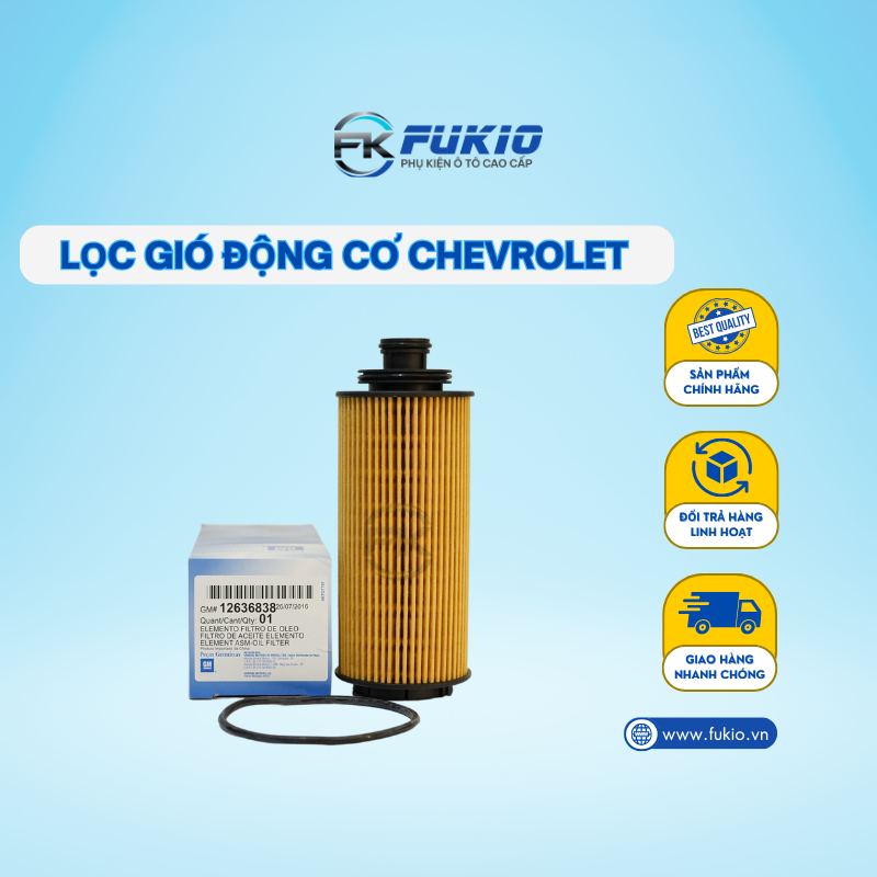 Lọc nhớt động cơ xe Chevrolet Colorado Chính Hãng, (Mã:12636838 ...