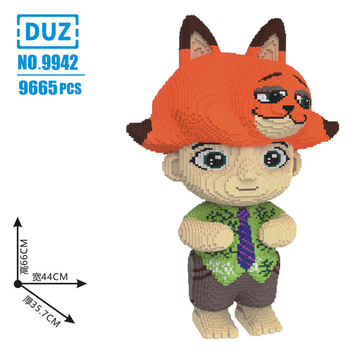 [ KÈM BÚA] Đồ Chơi Lắp Ráp Mô Hình Zootopia Thỏ Judy and Cáo Nick Chibi ...