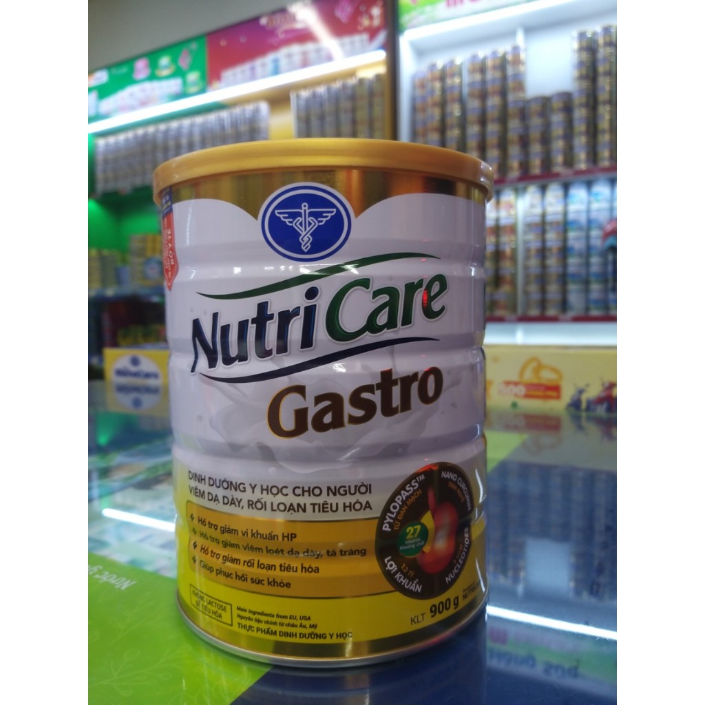 SỮA BỘT NUTRICARE GASTRO ( DINH DƯỠNG CHO NGƯỜI VIÊM DẠ DÀY, RỐI LOẠN TIÊU HÓA) 900G | Shopee ...