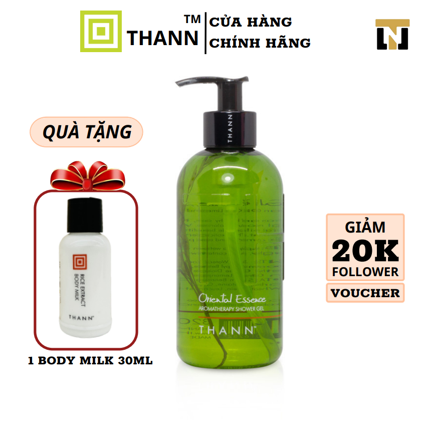 Gel tắm chiết xuất thiên nhiên THANN Oriental Essence giúp làm sạch, dưỡng da 320ml | Shopee ...