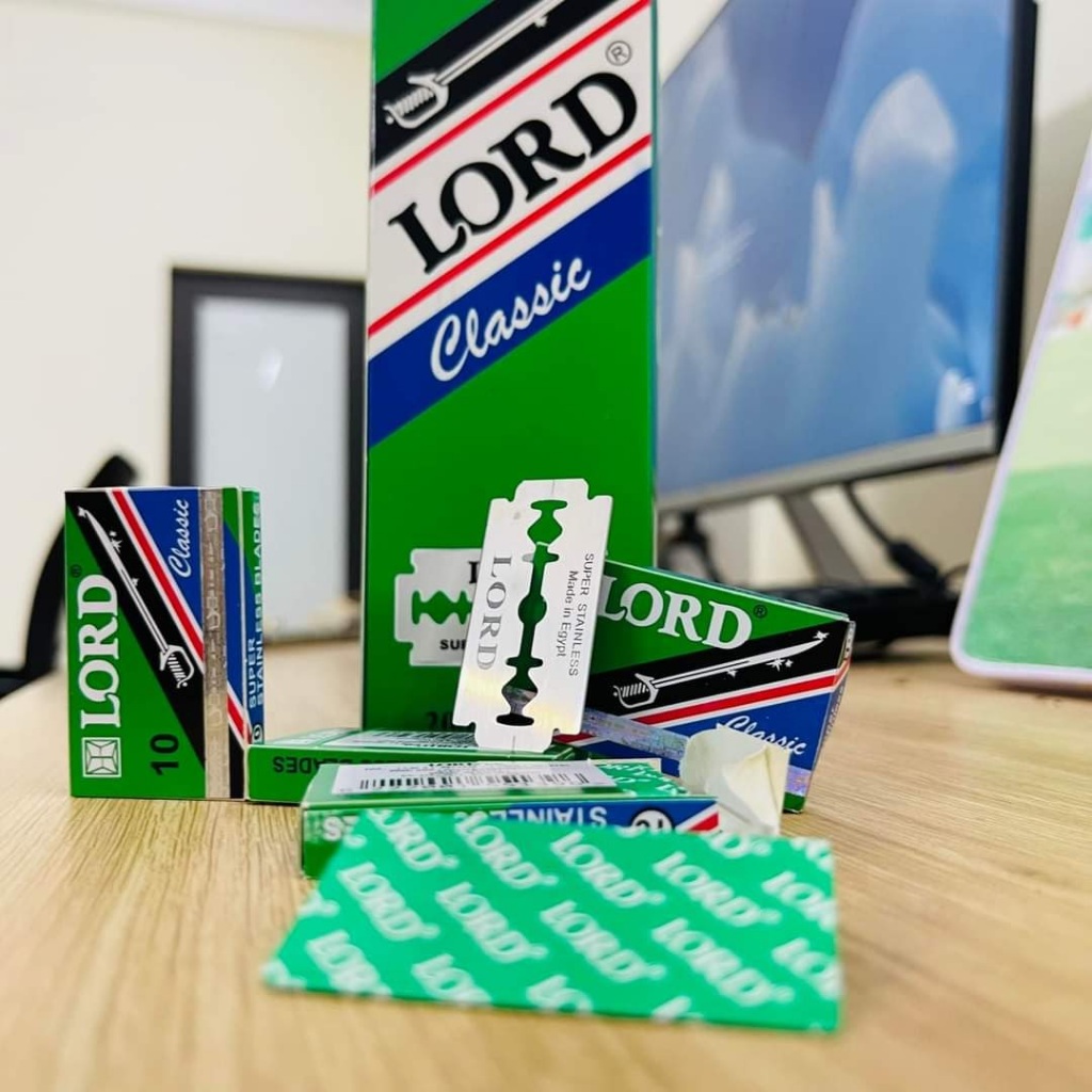 Dao lam Lord cạo râu hộp 200 lưỡi cạo, dao lam spa | Shopee Việt Nam