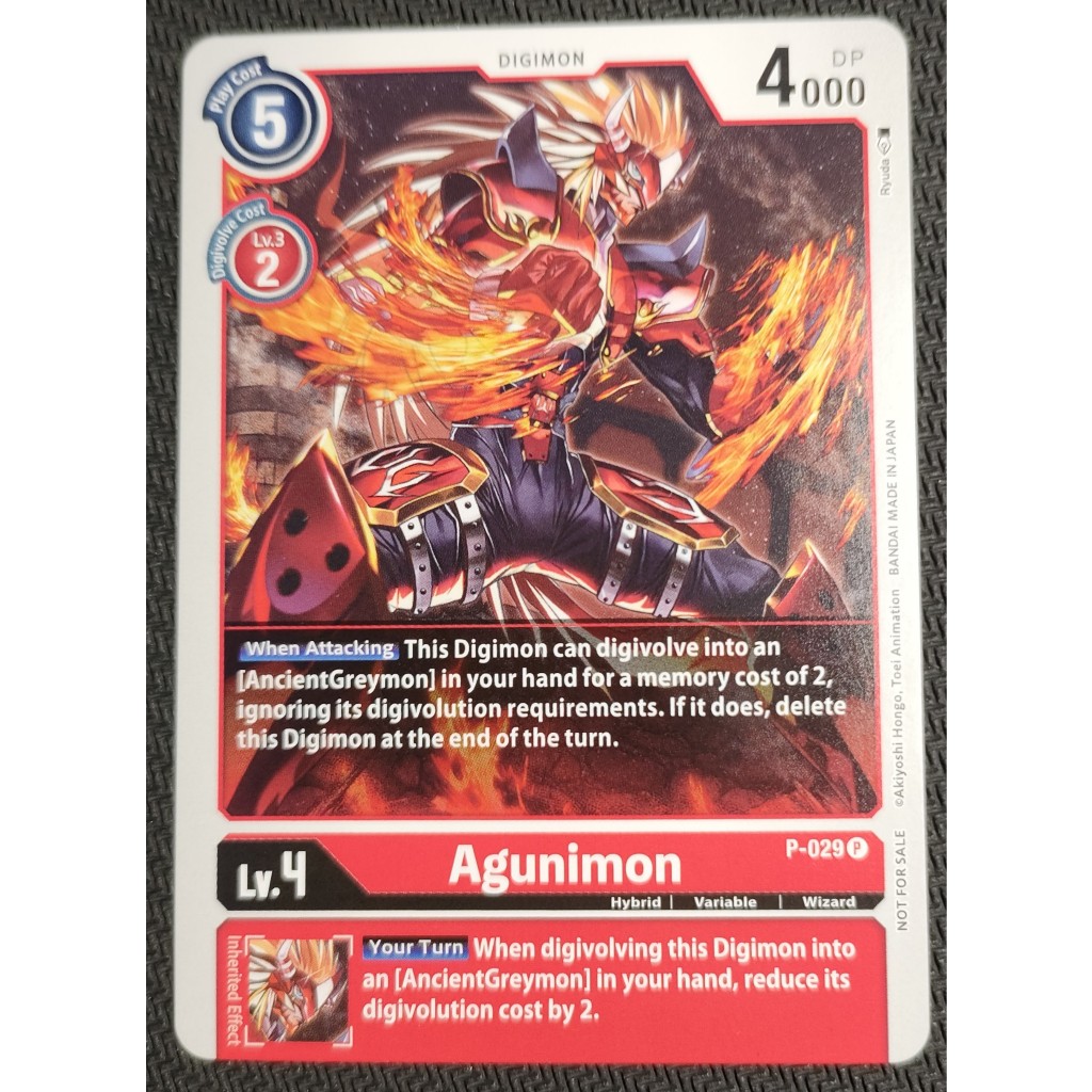 [DIGIMON] Agunimon (REVISION pack) - P-029 | Shopee Việt Nam