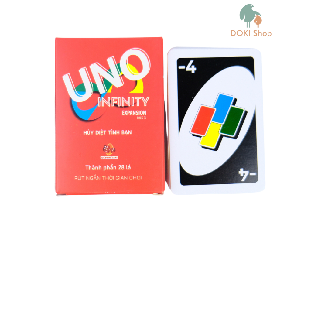 Bài UNO Infinity, Uno mở rộng 3 giúp rút ngắn thời gian chơi | Shopee ...
