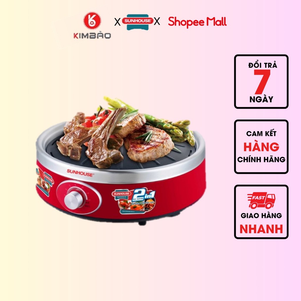 Bếp nướng điện hồng ngoại Sunhouse SHD 4668 chính hãng cao cấp chính ...