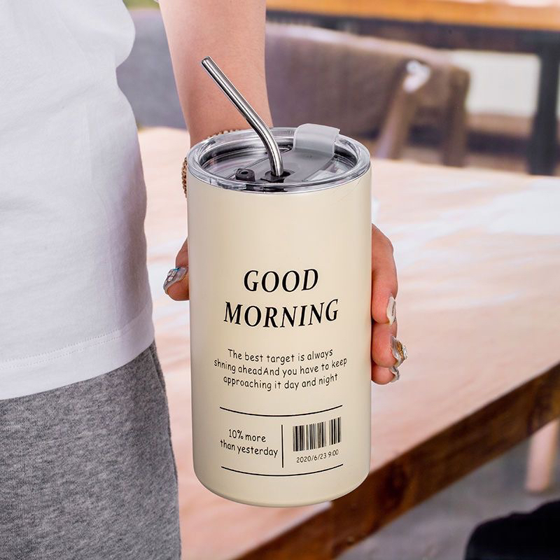 Ly Giữ Nhiệt Iced Americano Gấu Dâu Chất Liệu Inox 304 Cao Cấp Dung Tích 600ml Nắp Chống Tràn ...