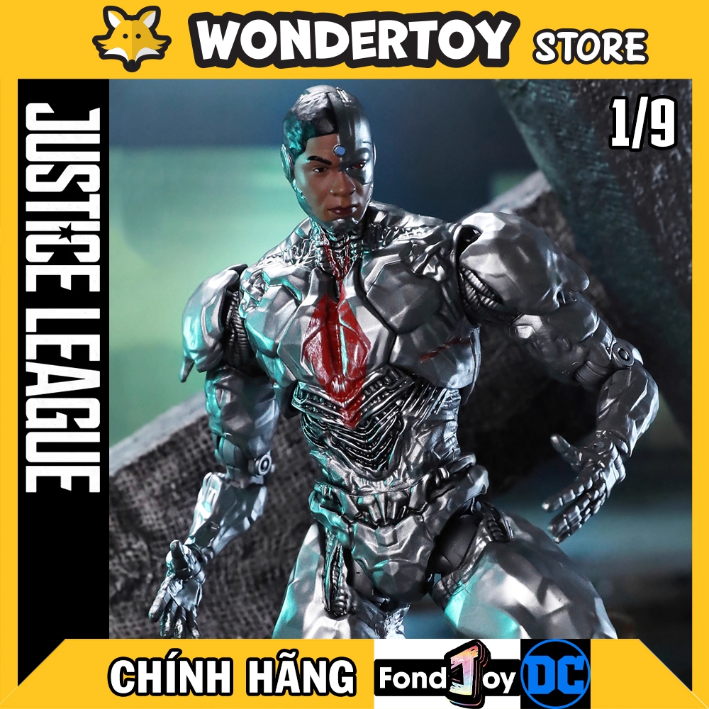 Mô Hình Chính Hãng Fondjoy DC Cyborg Justice League 1/9 Action Figure ...