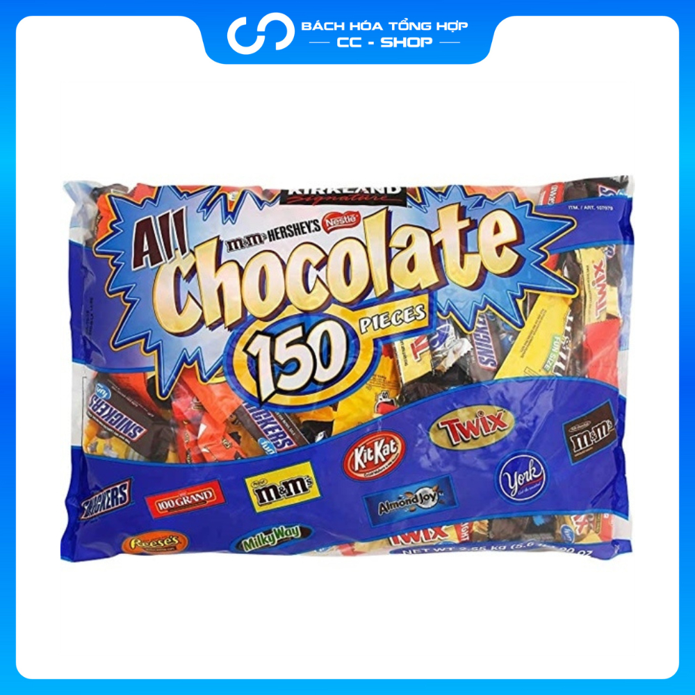 Socola Tổng Hợp Kirkland Signature All Chocolate Bag Variety (150v ...