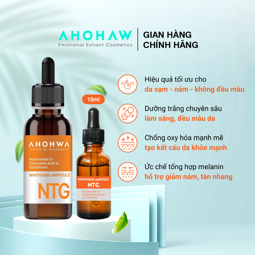 [Sản phẩm dùng thử] Serum Tinh Chất Dưỡng Trắng Da Ahohwa Whitening ...