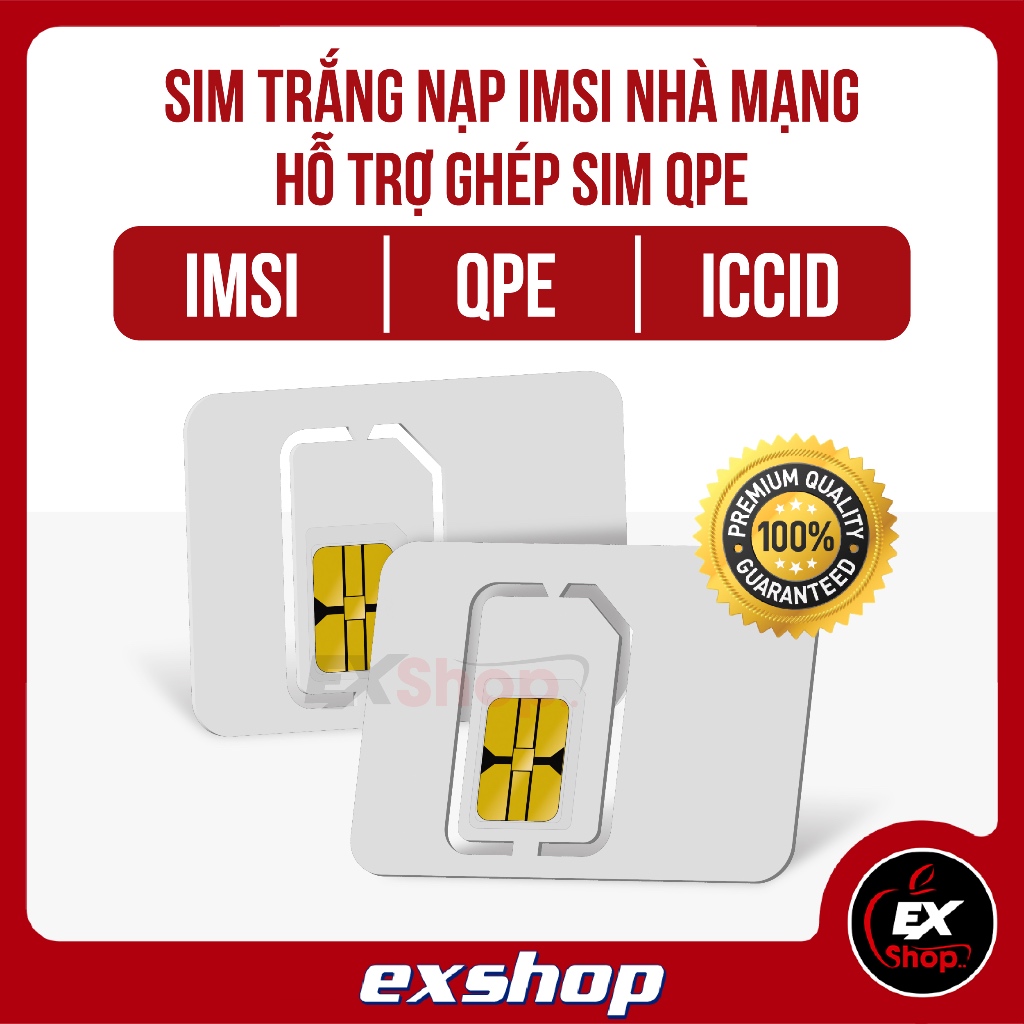 Sim trắng để nạp IMSI thay thế e-Sim ảo cho máy 2 sim vật lý | Shopee ...