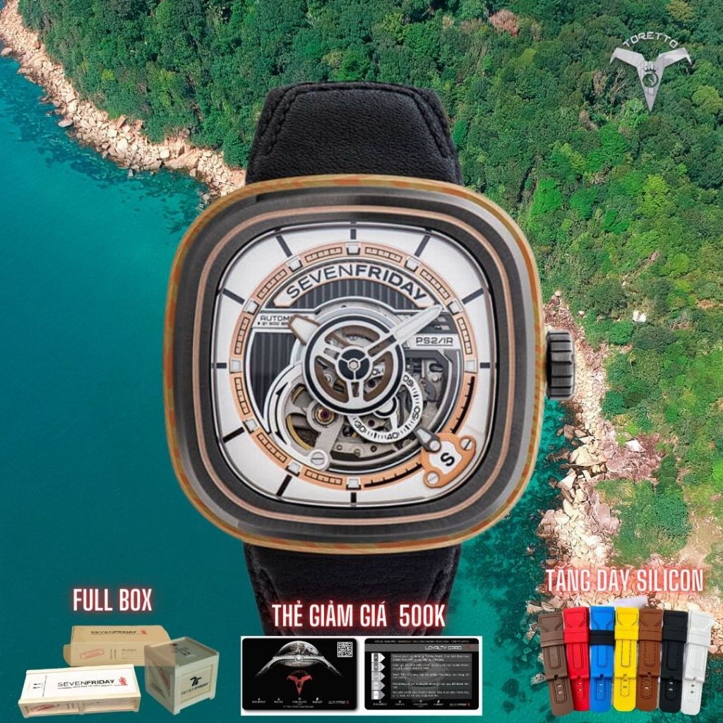 Đồng Hồ Cơ Nam Sevenfriday PS2/02, Máy Miyota Nhât Bảo Hành 2 Năm, Full ...