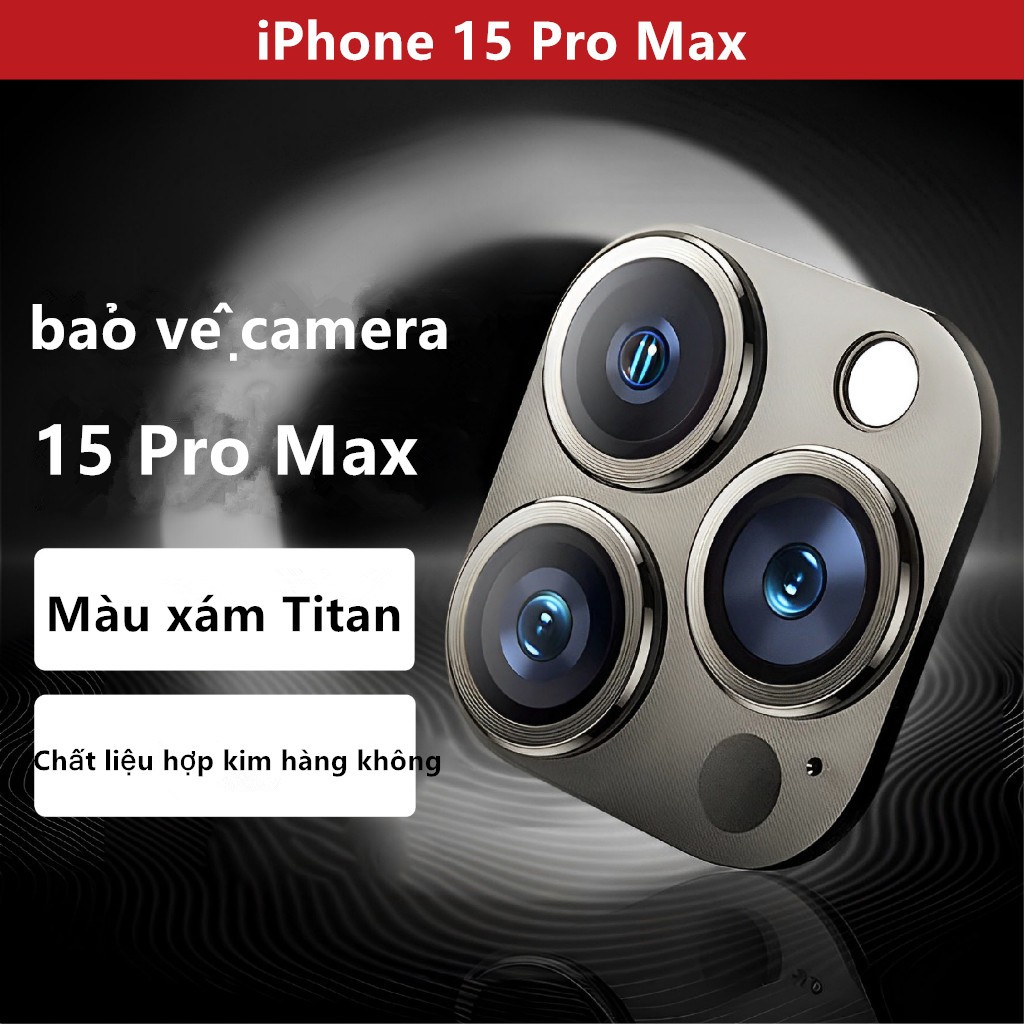 Vòng Bảo Vệ Camera iPhone 12 13 14 15 ProMax - Chống Bụi, Hạn chế vân ...