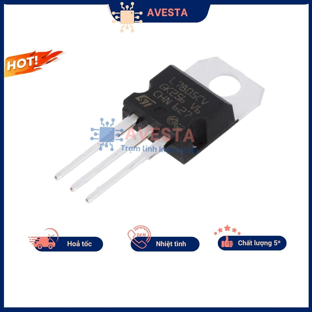 L7805CV Ic nguồn L7805CV 1.5A TO-220 chính hãng ST Avesta | Shopee Việt Nam