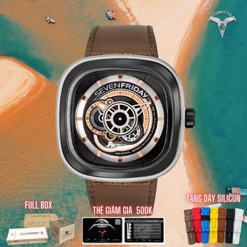 Đồng Hồ Cơ Nam Sevenfriday P2B/01, Máy Miyota Nhât Bảo Hành 2 Năm, Full ...